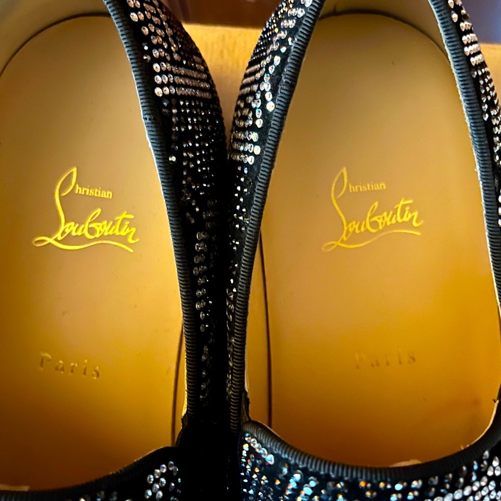 Christian Louboutin Rollerboat Monogram Strass Eu 45 … - Gem